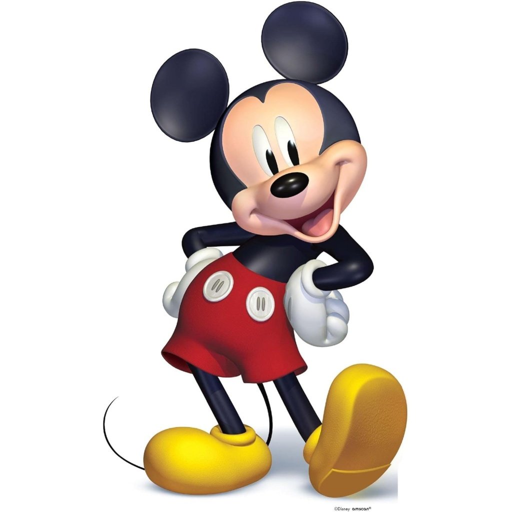 Figura de Cartón en Tamaño Real de Mickey Mouse | Icono Clásico de Disney
